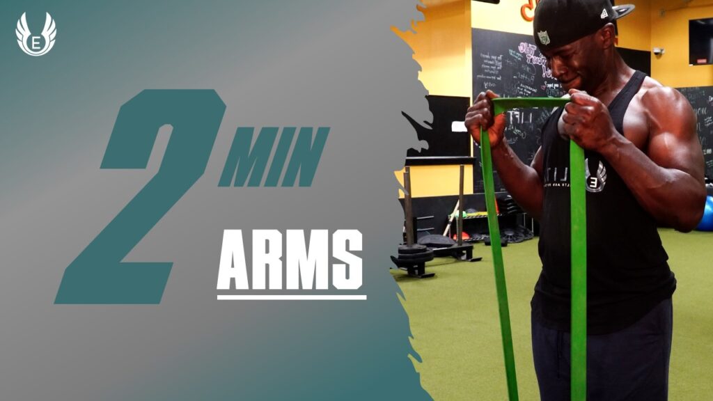 Biceps Resistance Band Workout: 2 Minute Band Bicep Workout For Mass ...